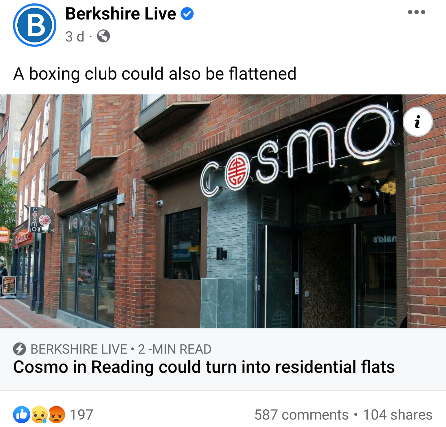 Cosmo Corner – Future Friar Street – Reading-on-Thames